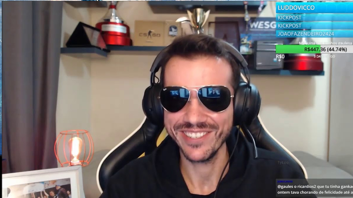 Gaules bate record em transmissão de CS:GO
