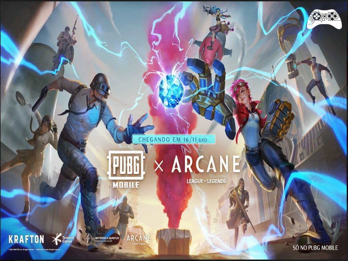 PUBG MOBILE fecha parceria com a série Arcane, de League of Legends