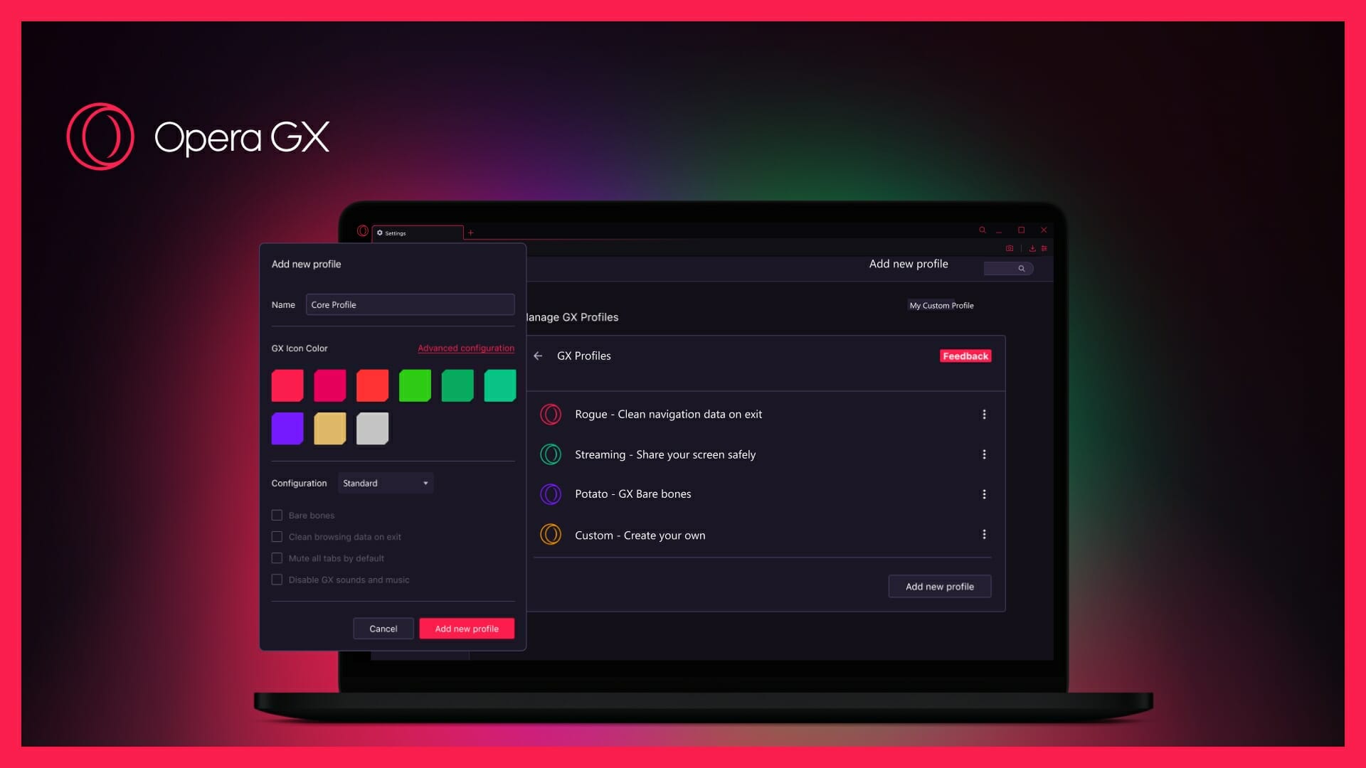 Opera GX lança GX Profiles e outros features para melhorar experiência ...