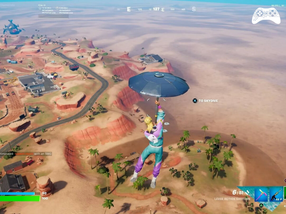 Bug em Fortnite remove toda a água do mapa