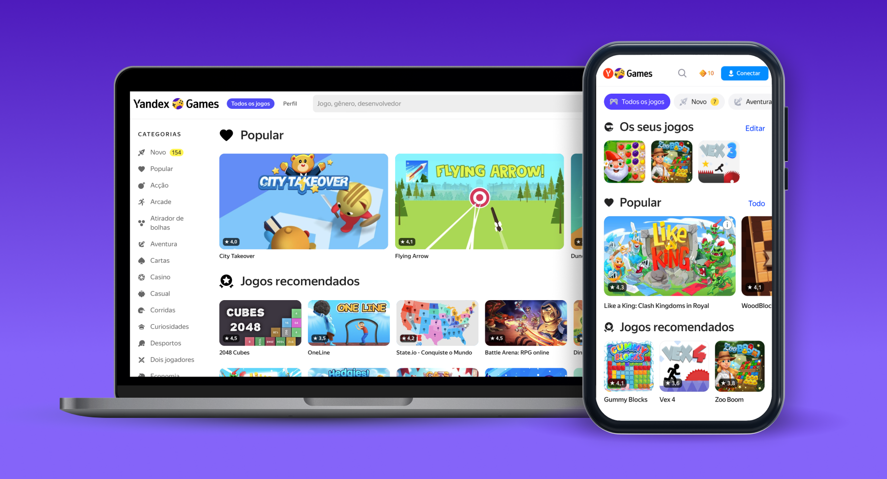 Plataforma Yandex Games chega ao Brasil