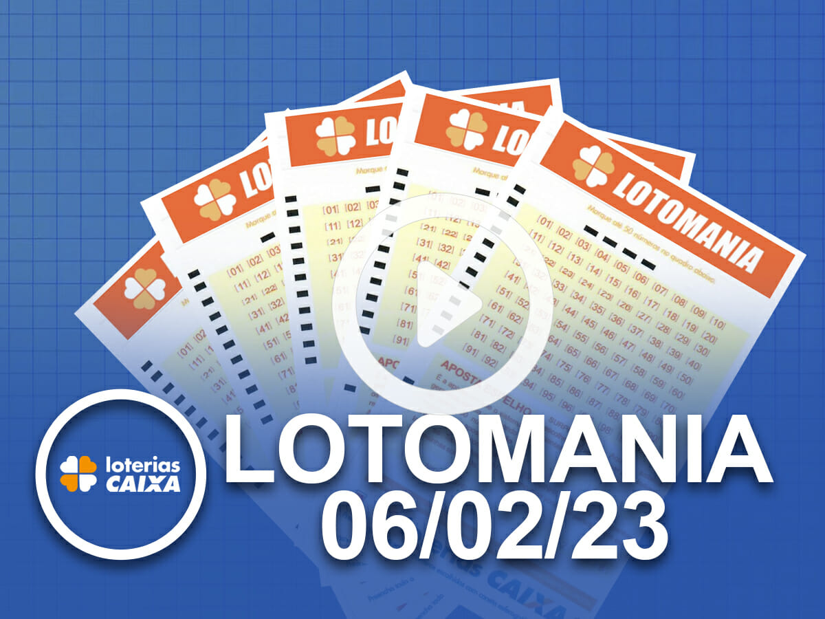 LOTOMANIA: Resultado desta segunda (6), concurso 2427