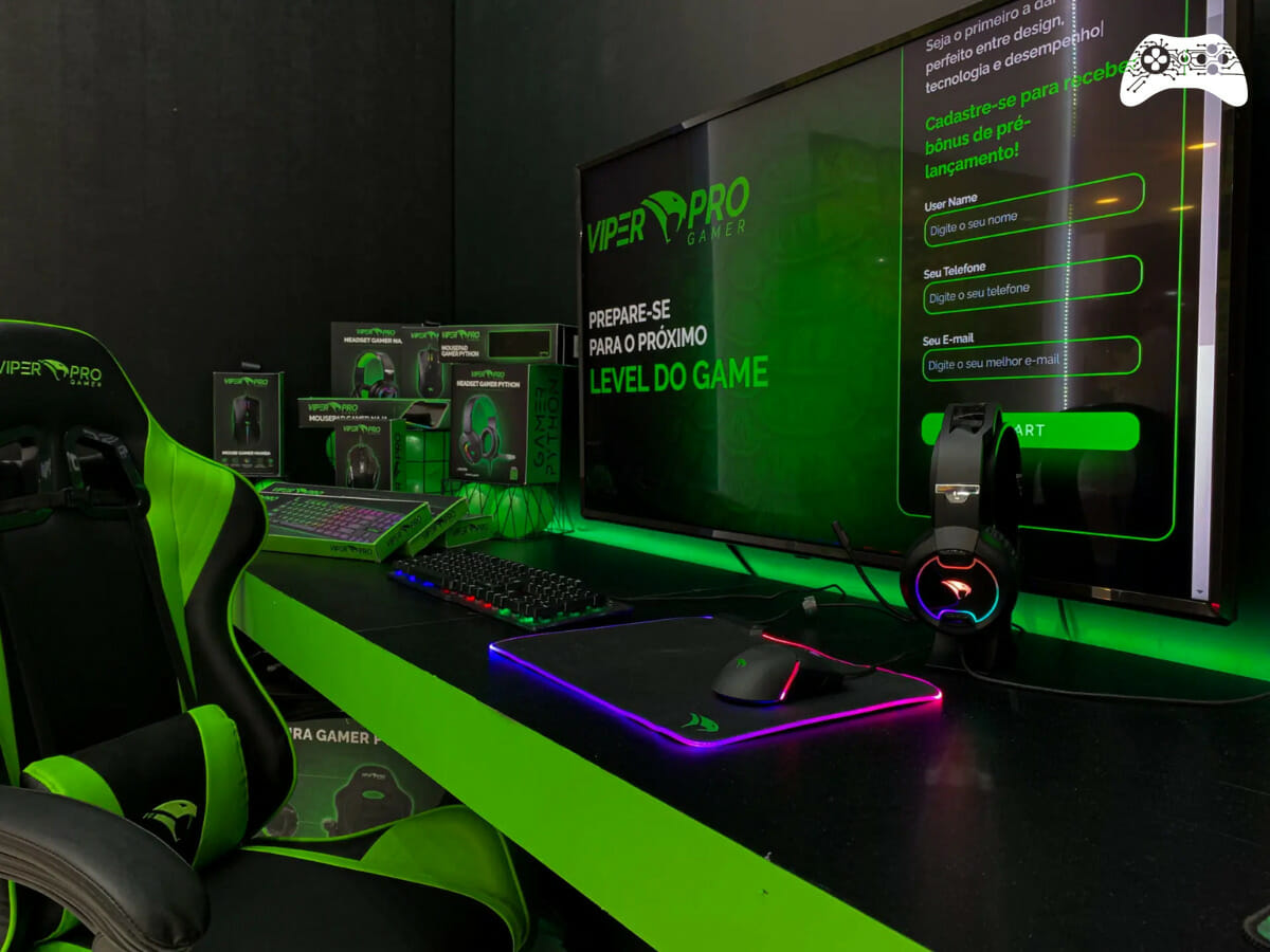 Viper Pro Gamer oferece performance aos set ups